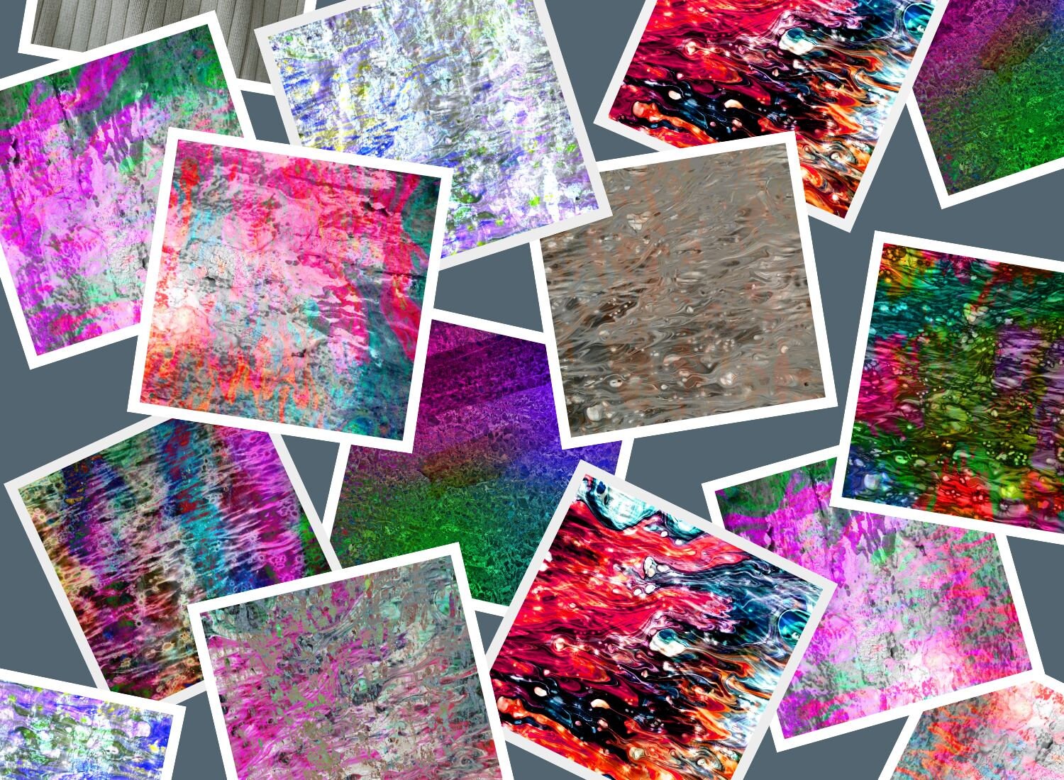 Digital Textures Bundle - Set of 23 High-quality JPG Images (12x12 ...