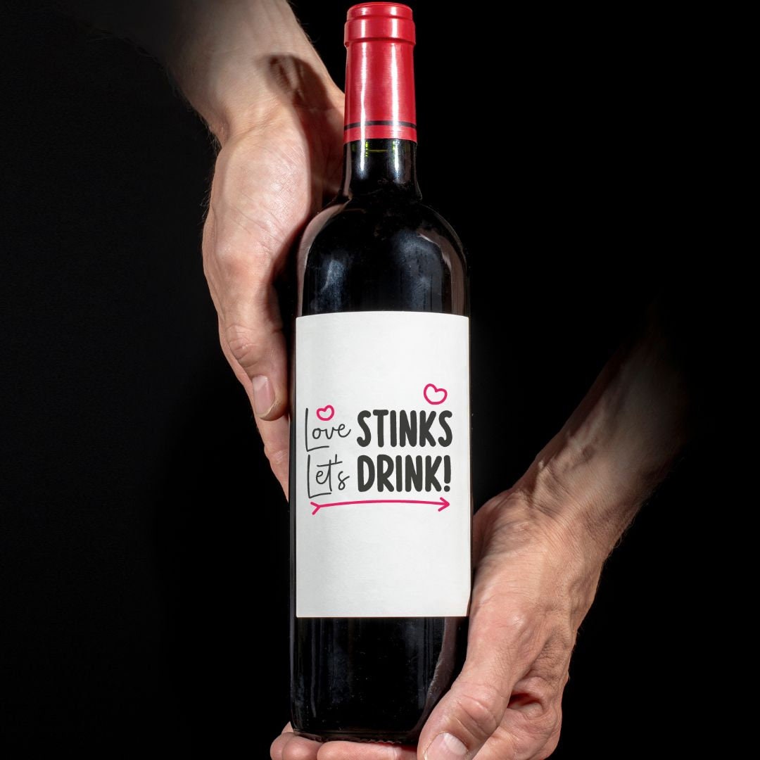 Love Stinks Let's Drink! Craft Design - Etsy