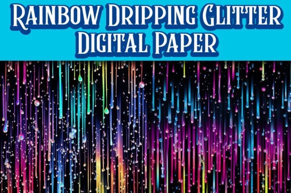 Neon Paint Drip | Digital Paper | 11 Different Images - Etsy