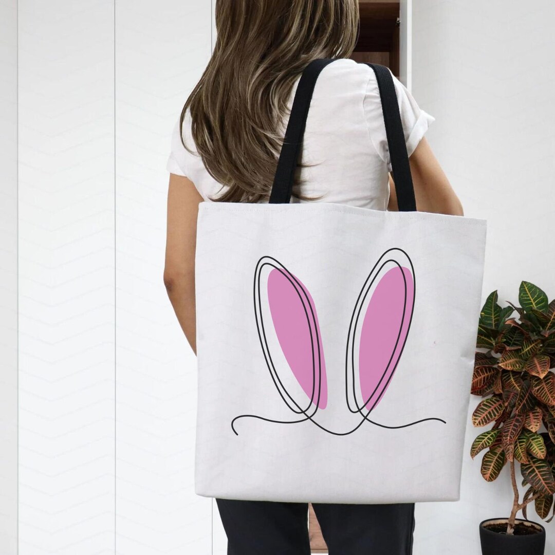 Easter Bunny Ears Line Art Craft Design | Digital Download for Spring ...