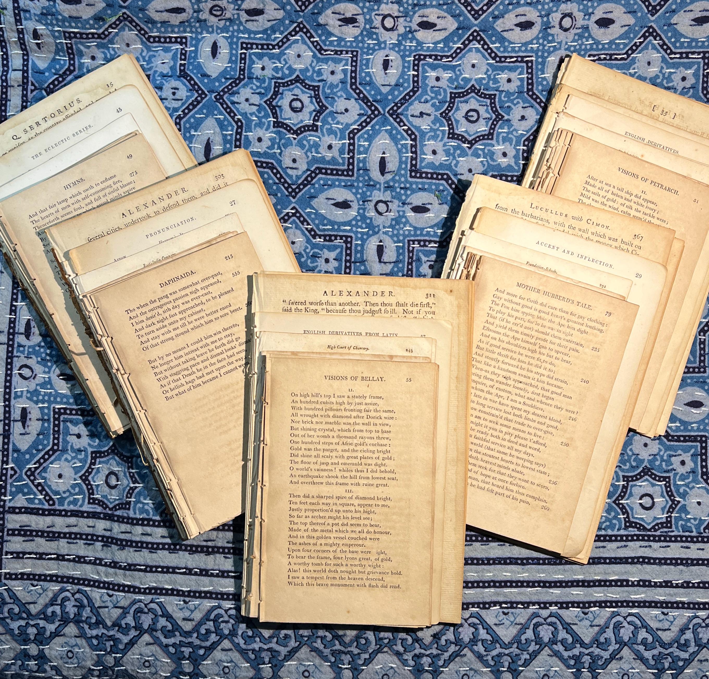 Antique Book Pages Bundle: 1700s-1800s Ephemera for Junk Journals - Etsy