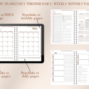 ADHD Digital Planner Undated Digital Planner ADHD Planner - Etsy