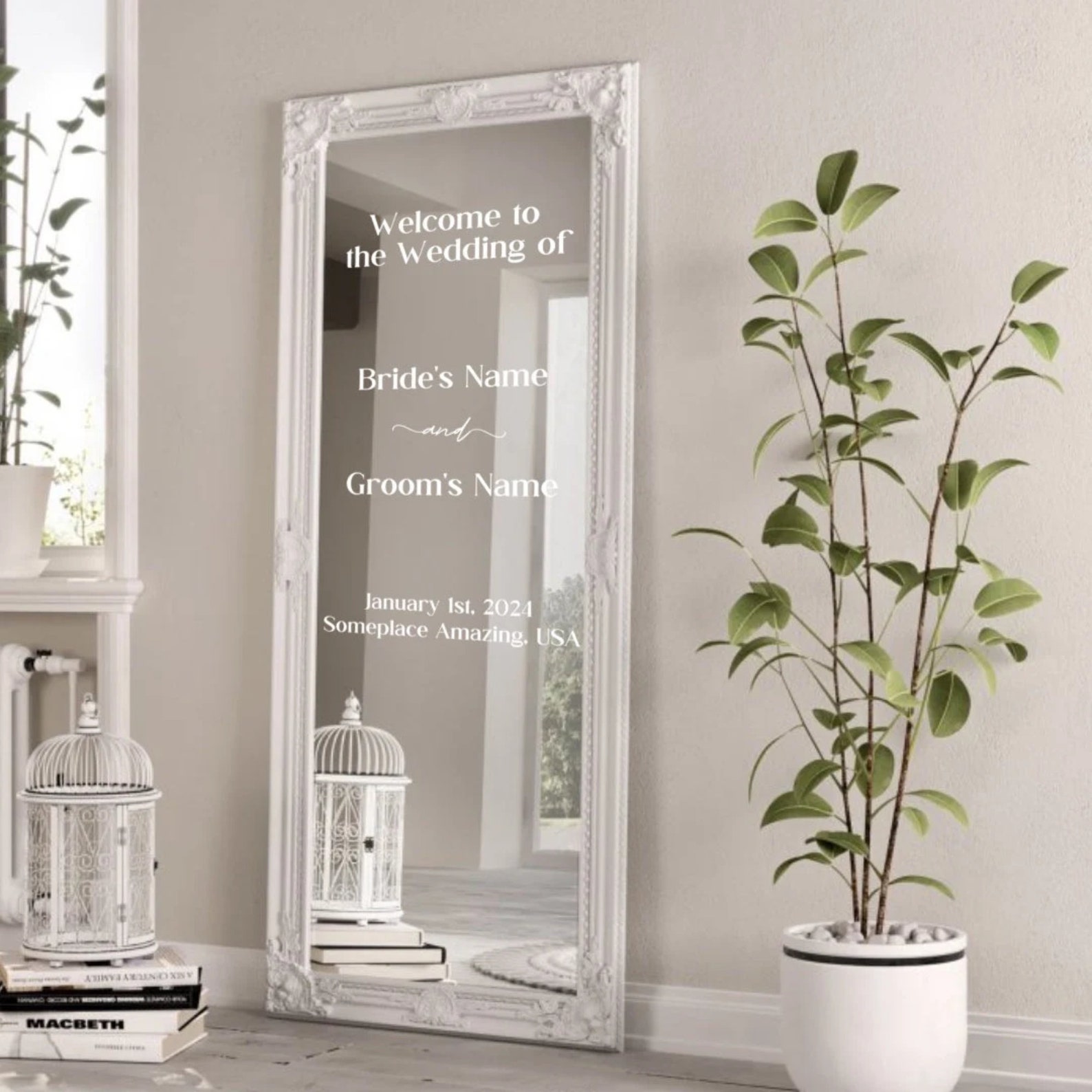 Wedding Welcome Sign Signs for Weddings Welcome to Our Wedding Vinyl ...