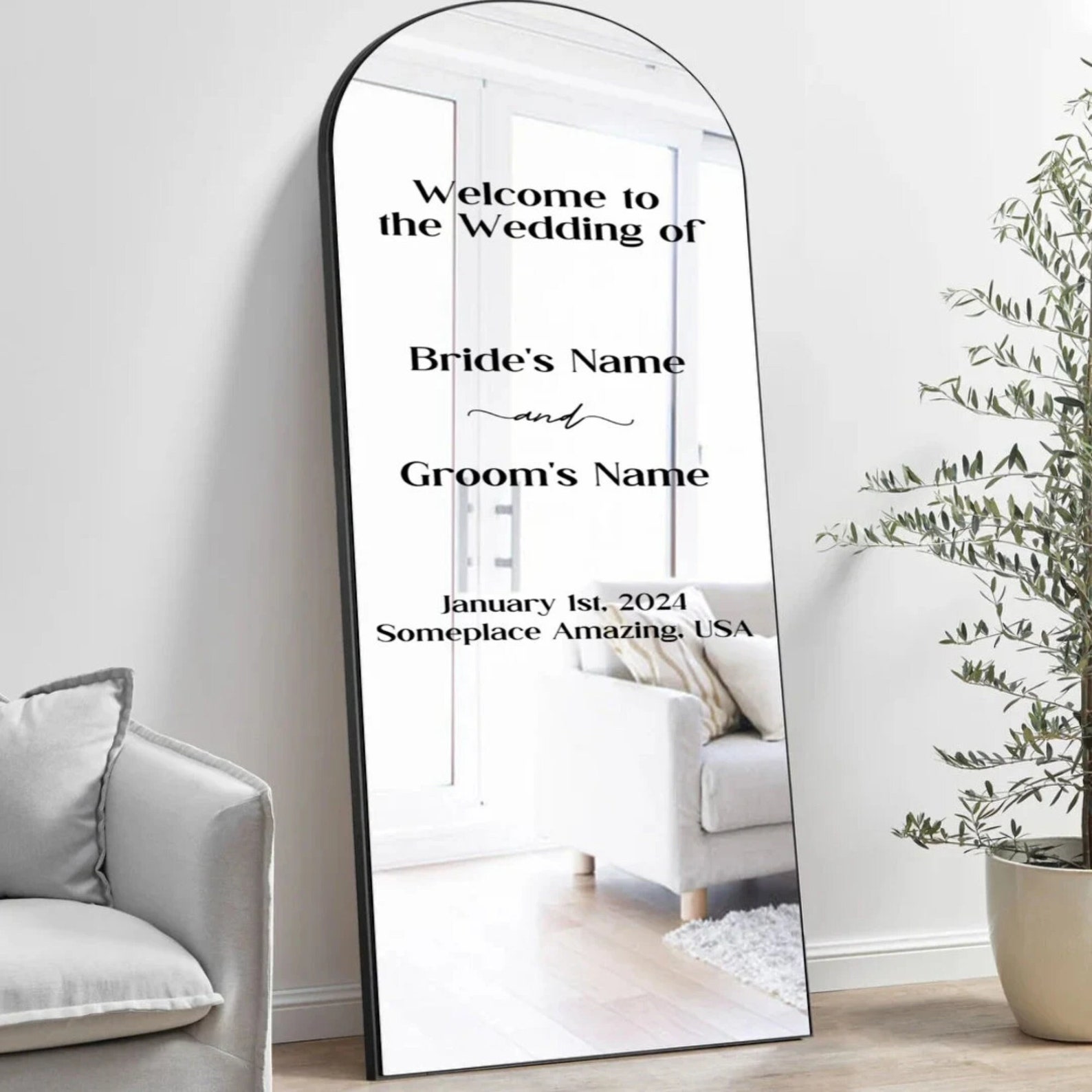 Wedding Welcome Sign Signs for Weddings Welcome to Our Wedding Vinyl ...