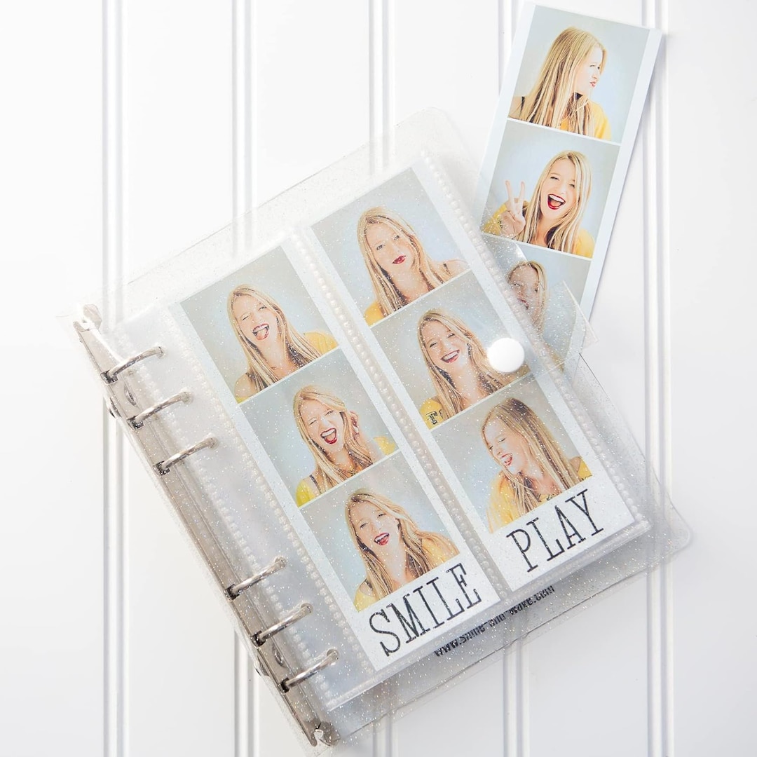 6 Ring Binder 2x6 Photobooth Album - CLEAR - Etsy