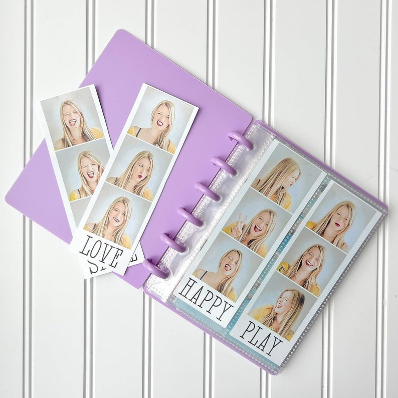 Create Your Own Discbound Photo Album for 2x6 Photo Booth Photos, 3x4 ...