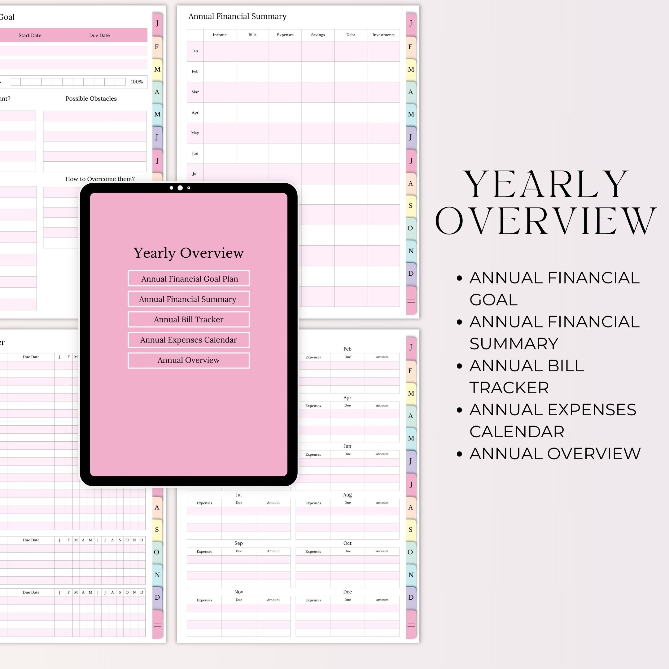 PLR Digital Budget Planner, Finance Tracker, Finance Planner, Digital ...