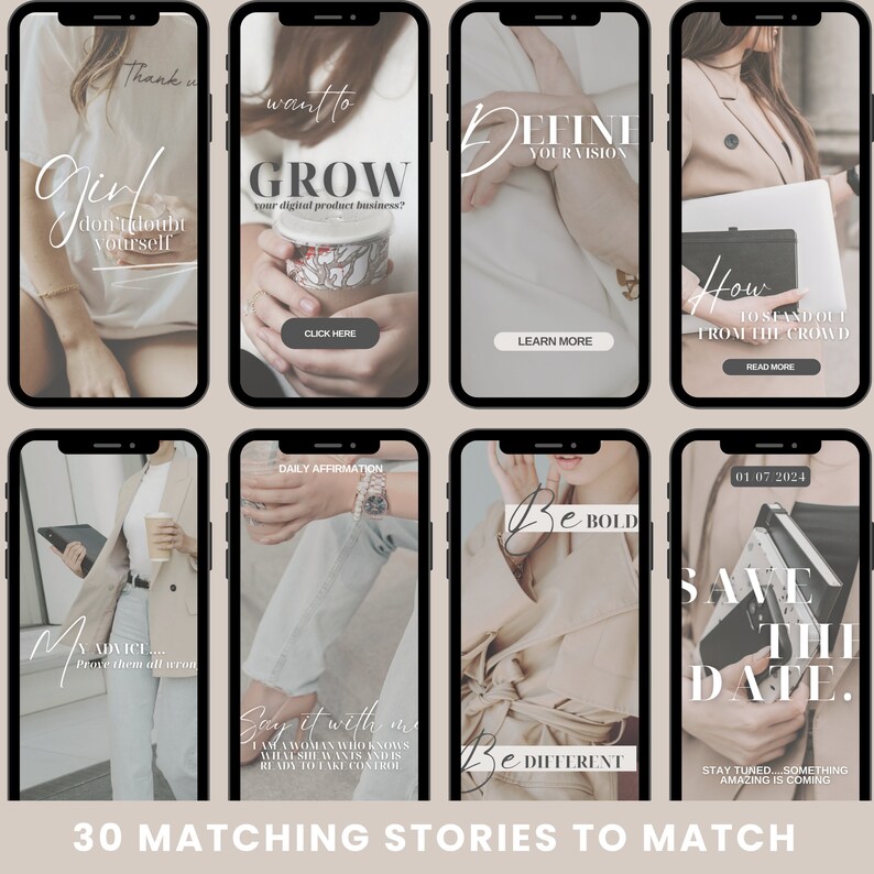 PLR Social Media Content Launch Kit, Dark Aesthetics, Instagram Posts, Stories, Reel Covers ...