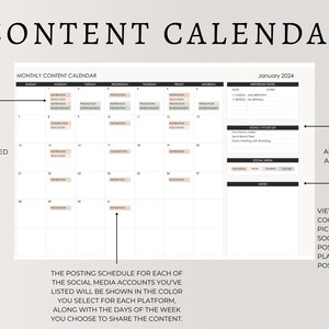 PLR Social Media Content Calendar: Google Sheets Planner (commercial ...
