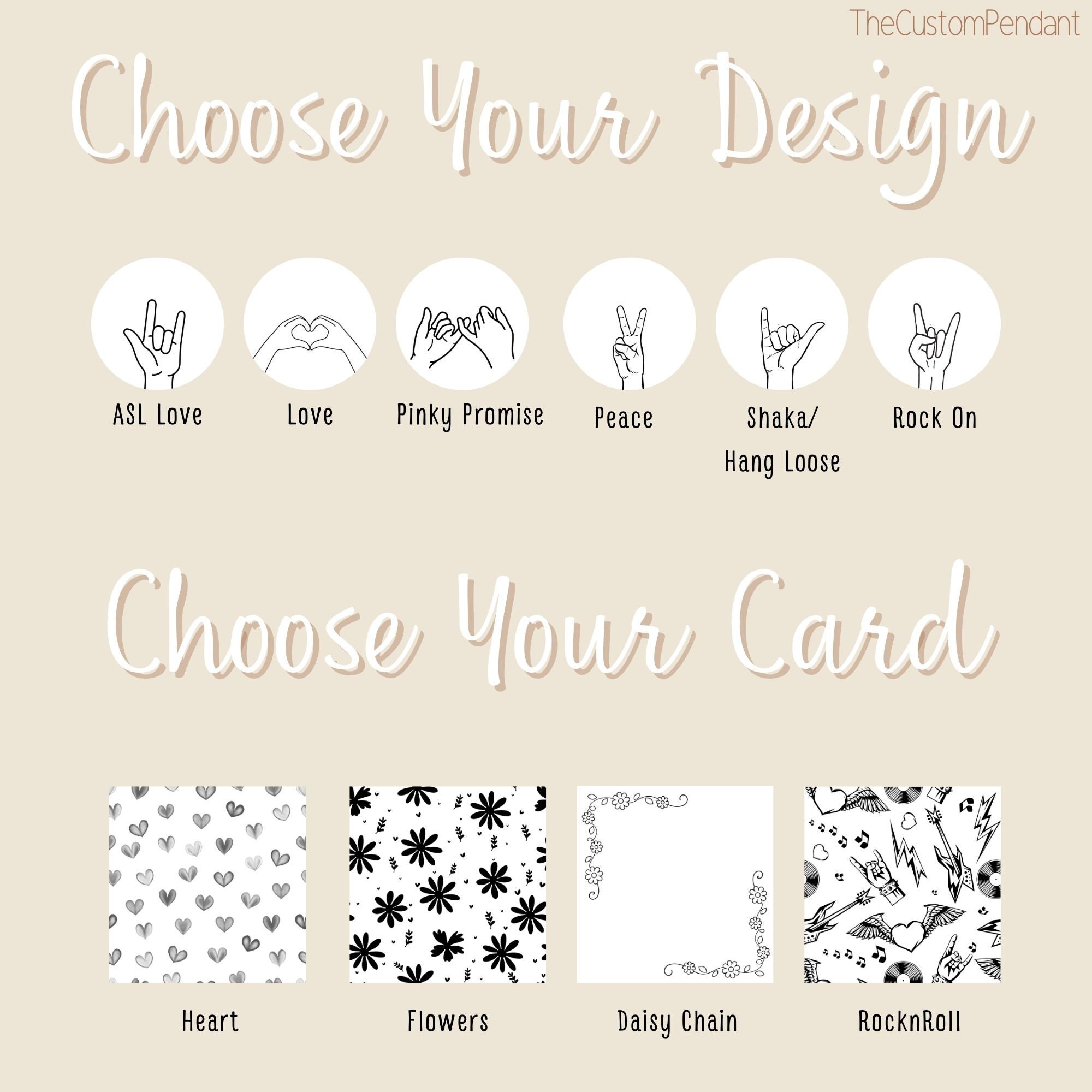 Pinky Promise Necklace, Hand Gestures Necklace, Sign Language Necklace ...