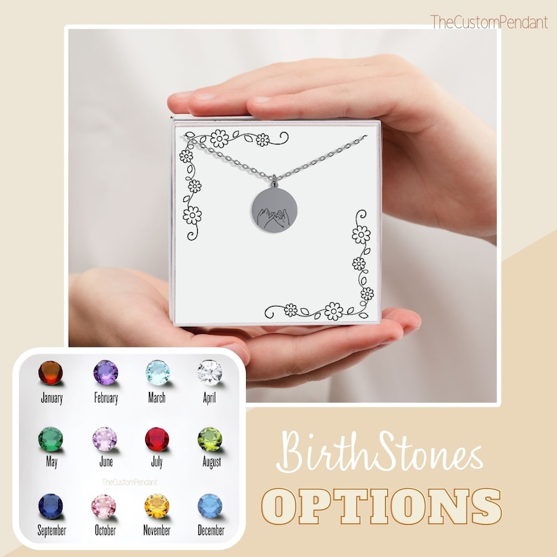 Pinky Promise Necklace, Hand Gestures Necklace, Sign Language Necklace ...