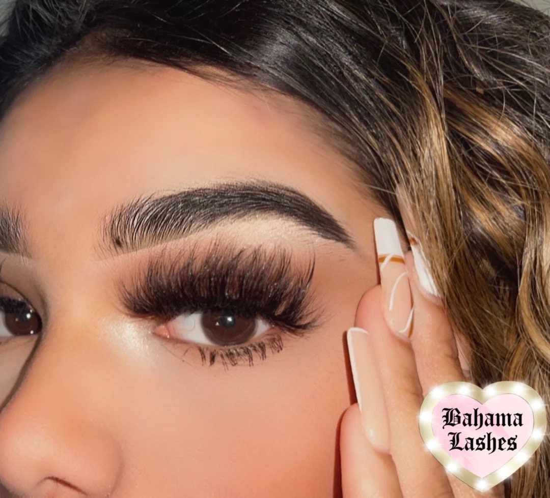 STRIP LASHES Super Thick and Fluffy Lashes in the Style ATLANTA - Etsy