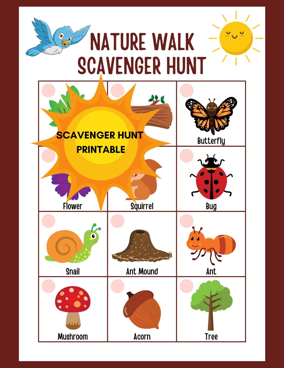 Science Nature Walk Scavenger Hunt - Etsy