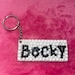 Handmade Personalized Bling Keychains: Personalized Gift or Mothers Day ...