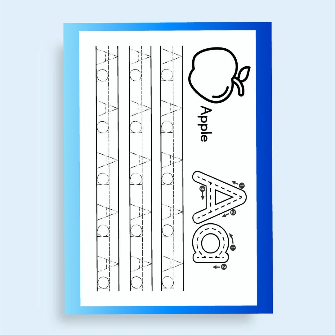 Alphabet Practice Workbook for Kids, Fun ABC Tracing and Letter ...