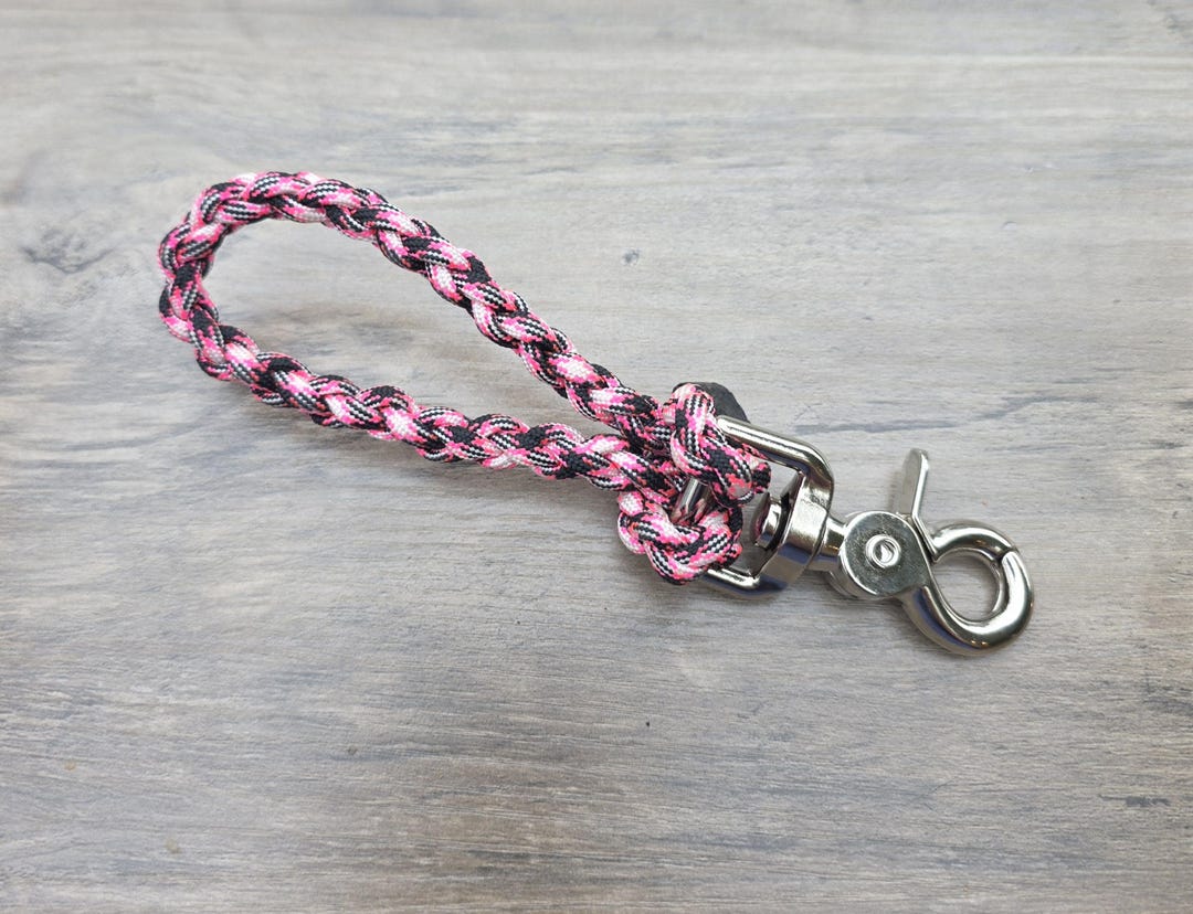 Hot Pink, Black, & White Tie Down Keeper - Etsy