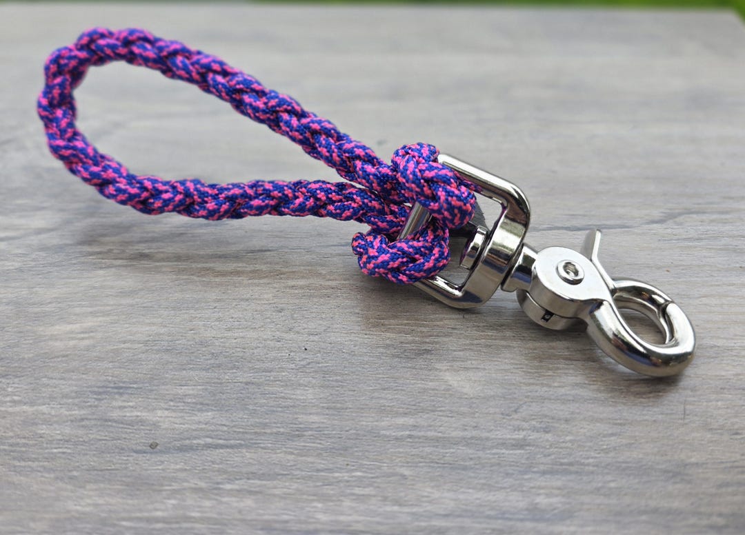 Hot Pink & Blue Tie Down Keeper - Etsy