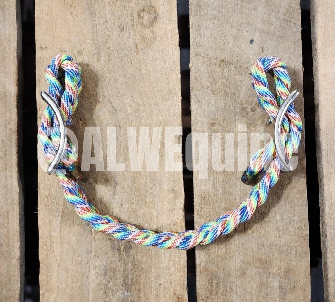 Rainbow Paracord Curb Strap - Etsy