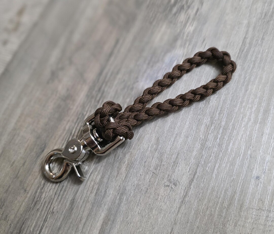 Dark Brown Tie Down Keeper - Etsy