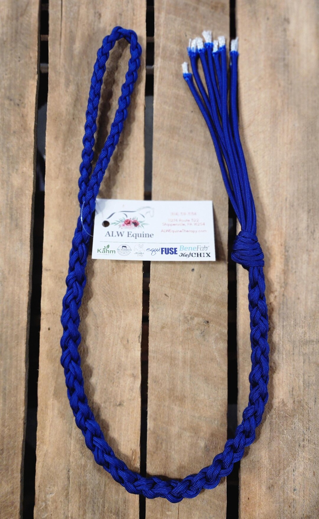 Royal Blue Paracord Quirt - Etsy