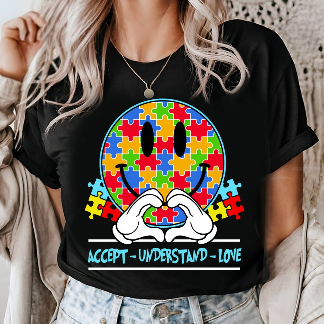 Autism Smiley Face Png, Be Kind Florals Png, Autism Mom Png, Au-some ...