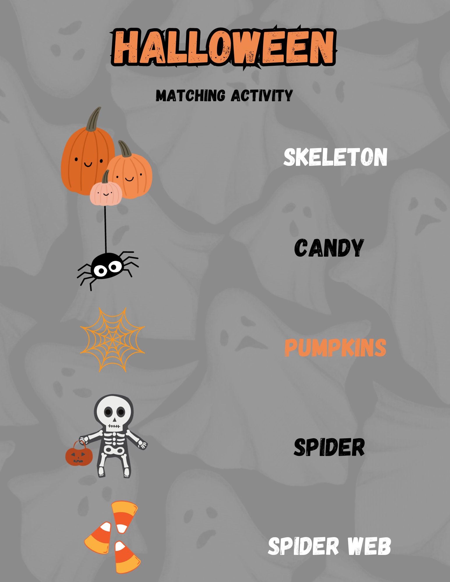 Halloween Preschool Activity Printout, Halloween Prek Packet, Prek ...