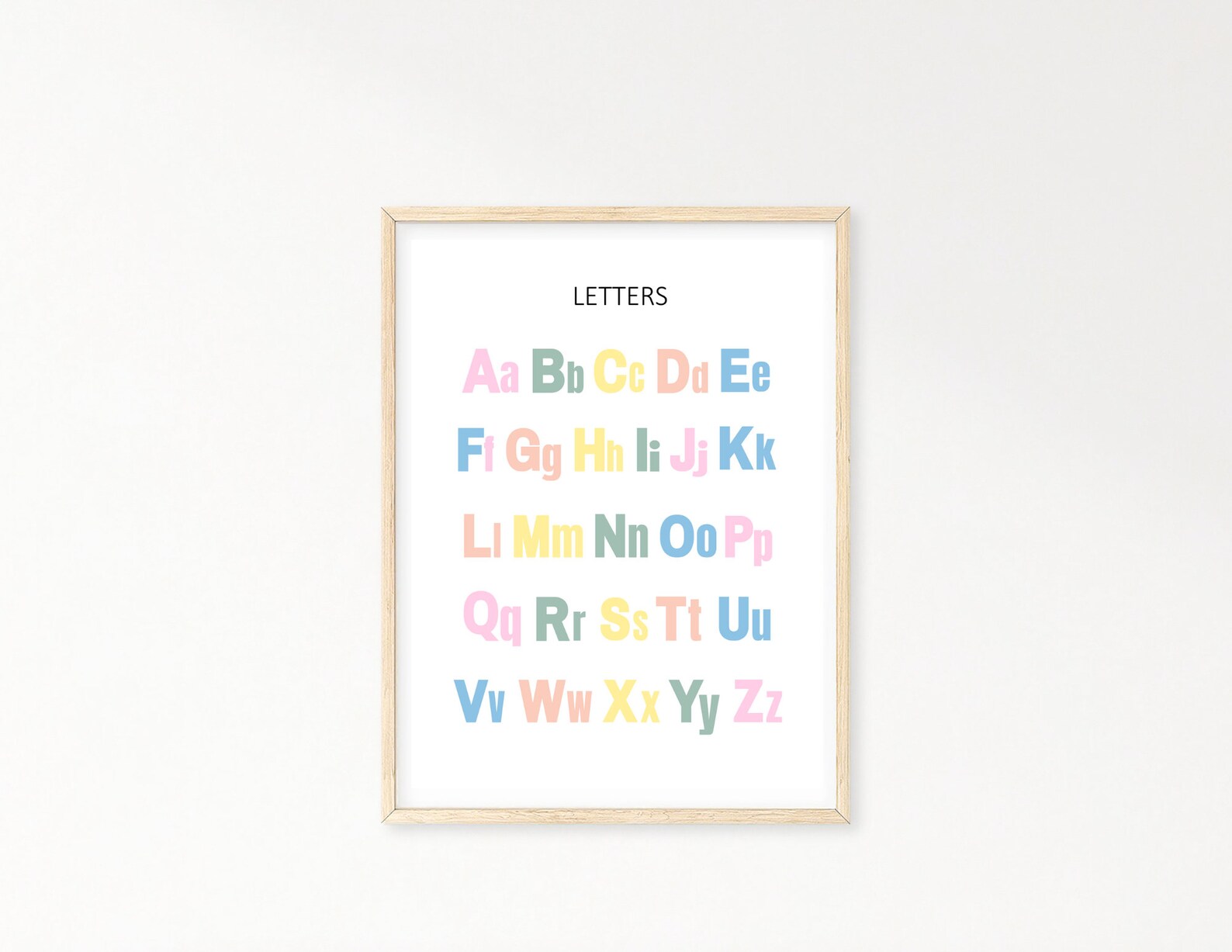 Set of 8, Educational Wall Art, Educational Posters, Homeschool ...