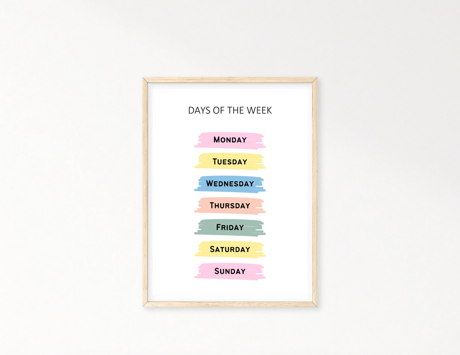 Set of 8, Educational Wall Art, Educational Posters, Homeschool ...