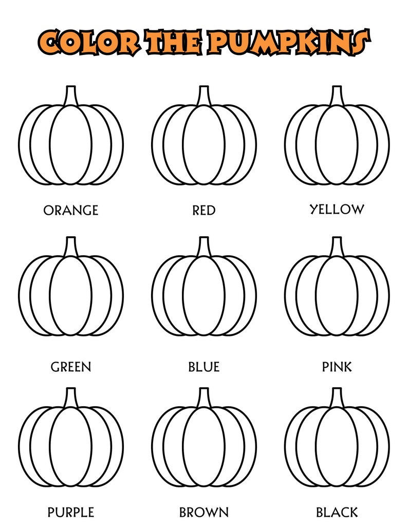 Halloween Preschool Activity Printout, Halloween Prek Packet, Prek ...