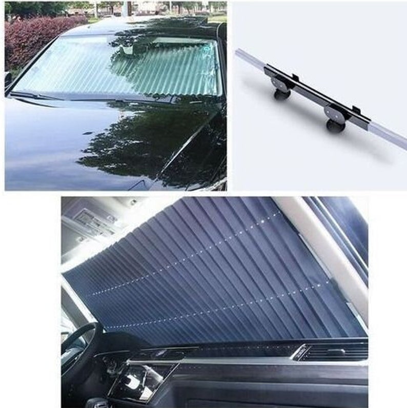 Universal Car Front Rear Window Sunshades Windshield Curtains for Sun ...