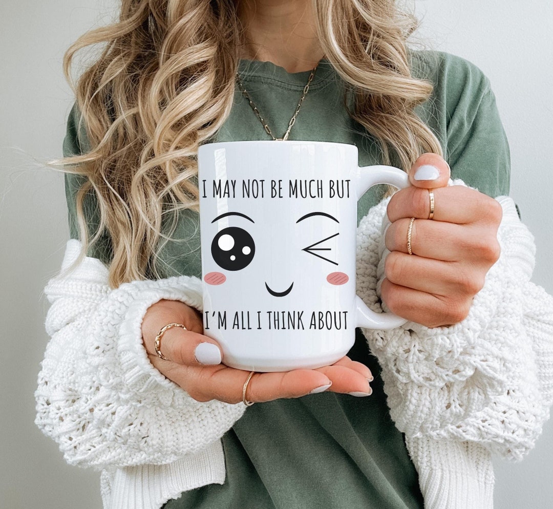 Mug, Cute Wink Face Retro Coffee Cup, Funny Coffee Cup, Sarcastic Tea ...