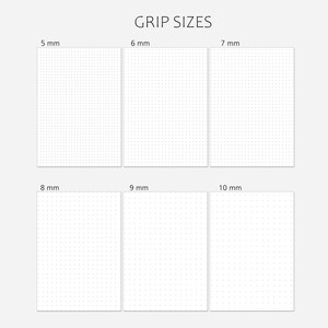 PRINTABLE Dot Graph Paper Notebook Sheets Templates A5 A4 - Etsy