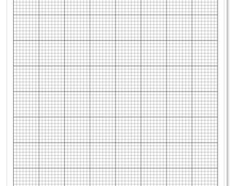 PRINTABLE Graph Paper 10 Count Graph Paper Pdf Png - Etsy