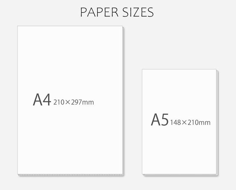 PRINTABLE Dot Graph Paper Notebook Sheets Templates A5 A4 - Etsy