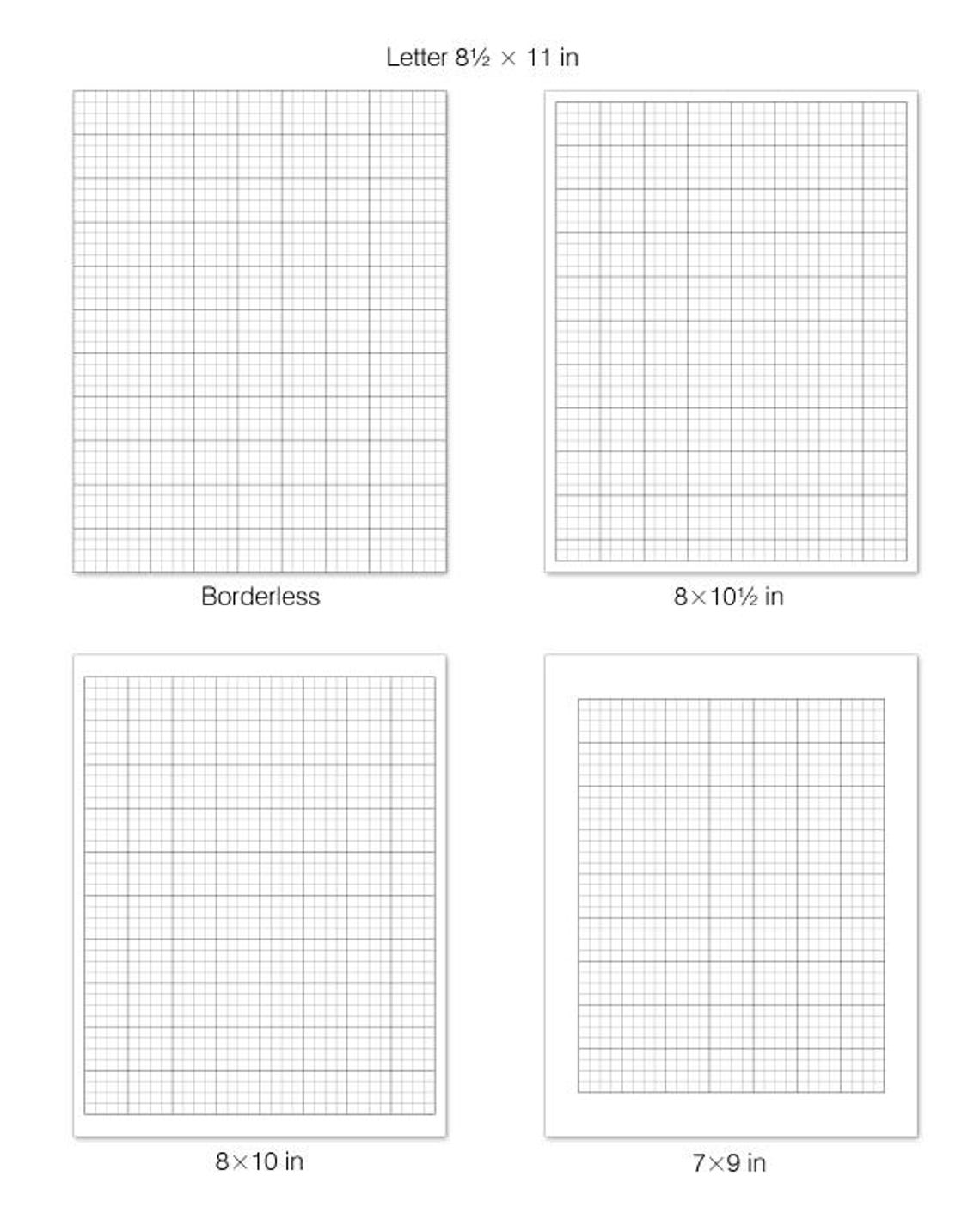 PRINTABLE Graph Paper 4 Count Graph Paper Pdf Png - Etsy