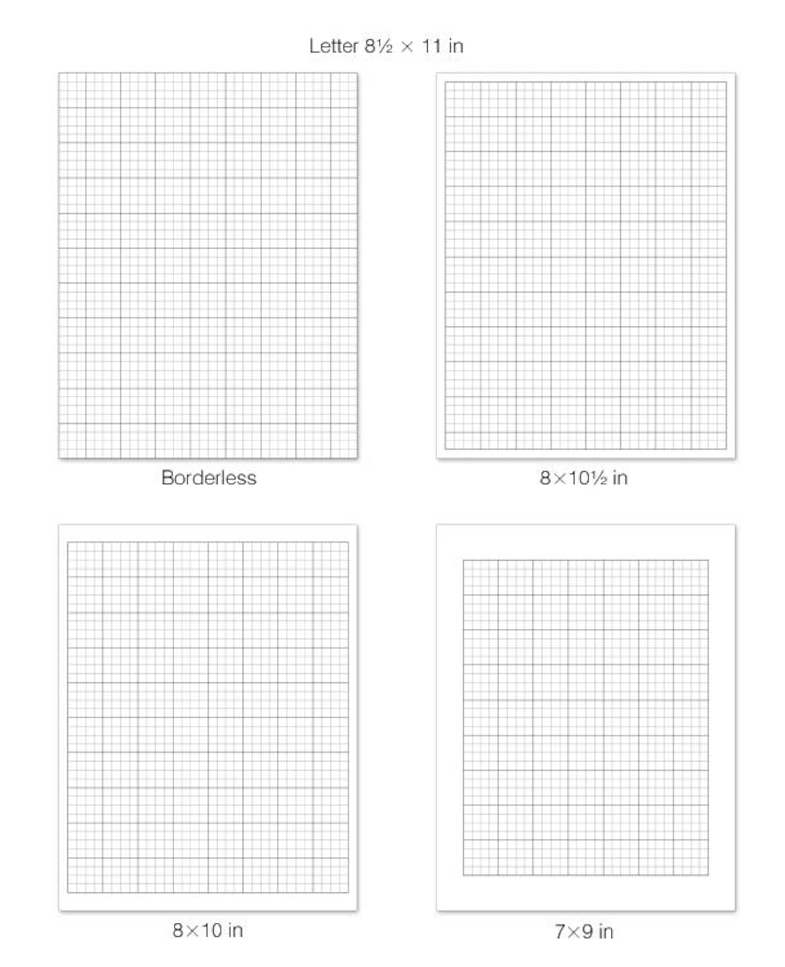 PRINTABLE Graph Paper 4 Count Graph Paper Pdf Png - Etsy