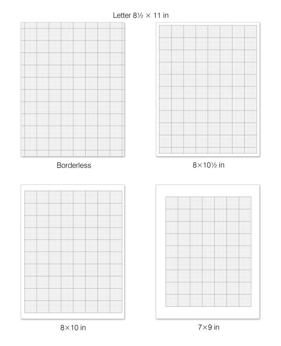 PRINTABLE Graph Paper 10 Count Graph Paper Pdf Png - Etsy