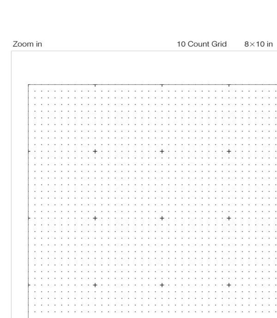 Printable Dot Graph Paper: 10 Count Grid (PDF, PNG) - Etsy