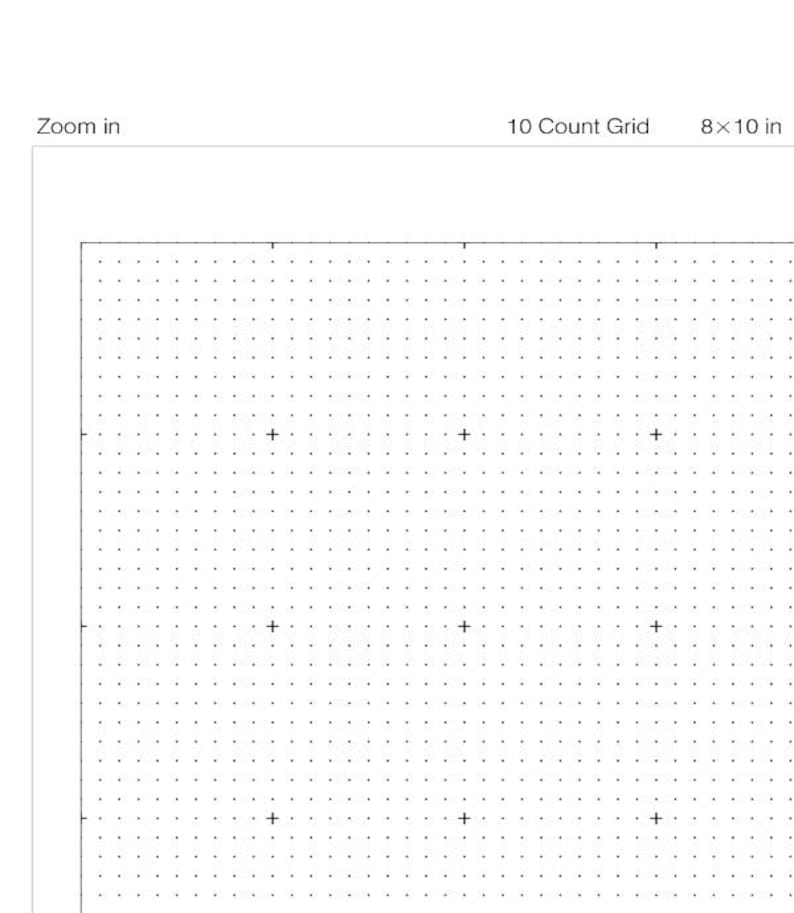 Printable Dot Graph Paper: 10 Count Grid (PDF, PNG) - Etsy