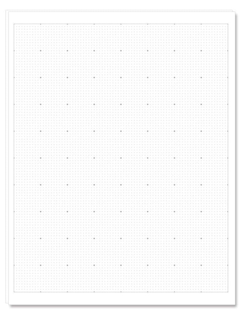 Printable Dot Graph Paper: 10 Count Grid (PDF, PNG) - Etsy