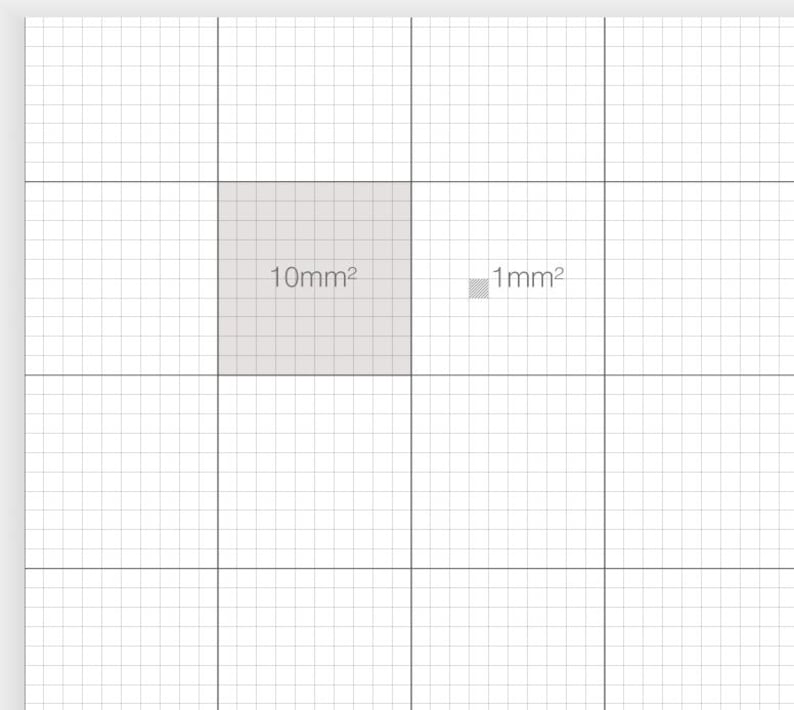PRINTABLE A4 Graph Paper 10 Squares per 1 Cm Grid Templates - Etsy