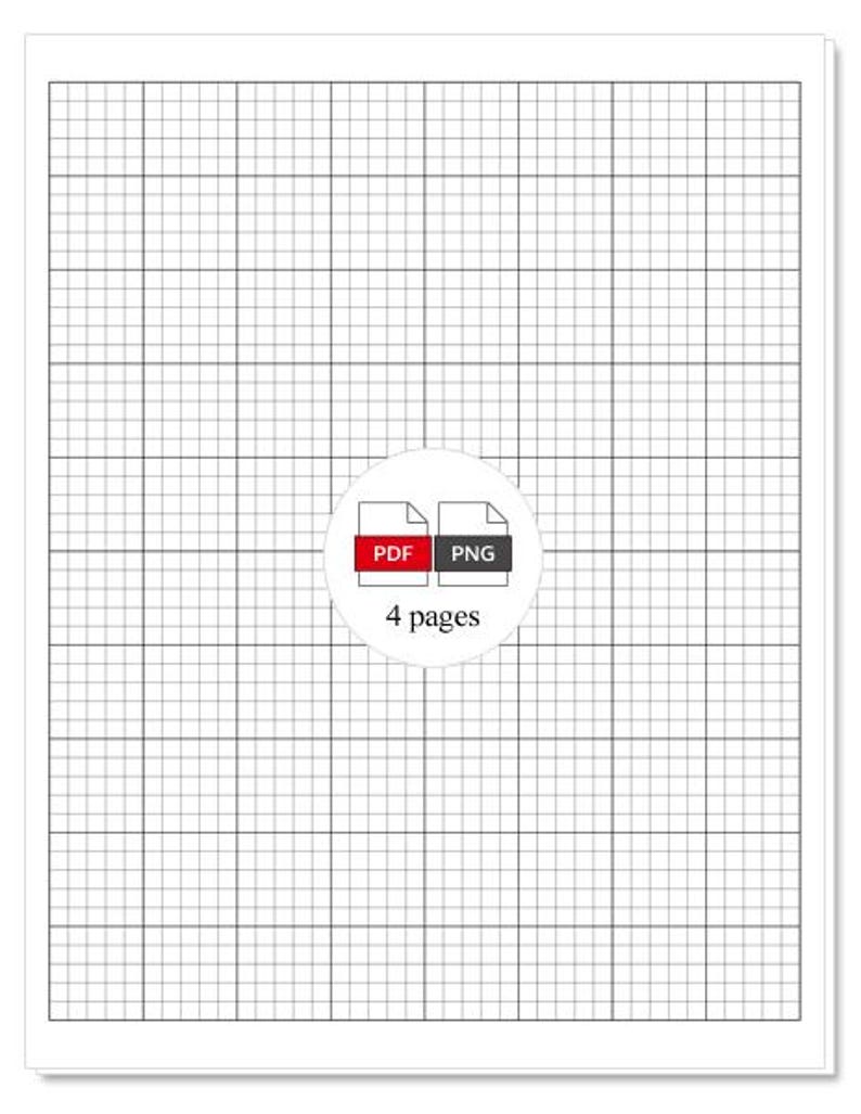 PRINTABLE Graph Paper 5 Count Graph Paper Pdf Png - Etsy