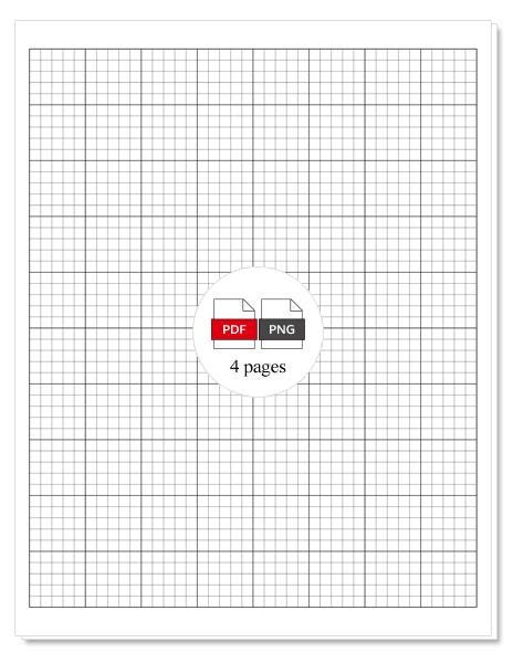 PRINTABLE Graph Paper 5 Count Graph Paper Pdf Png - Etsy