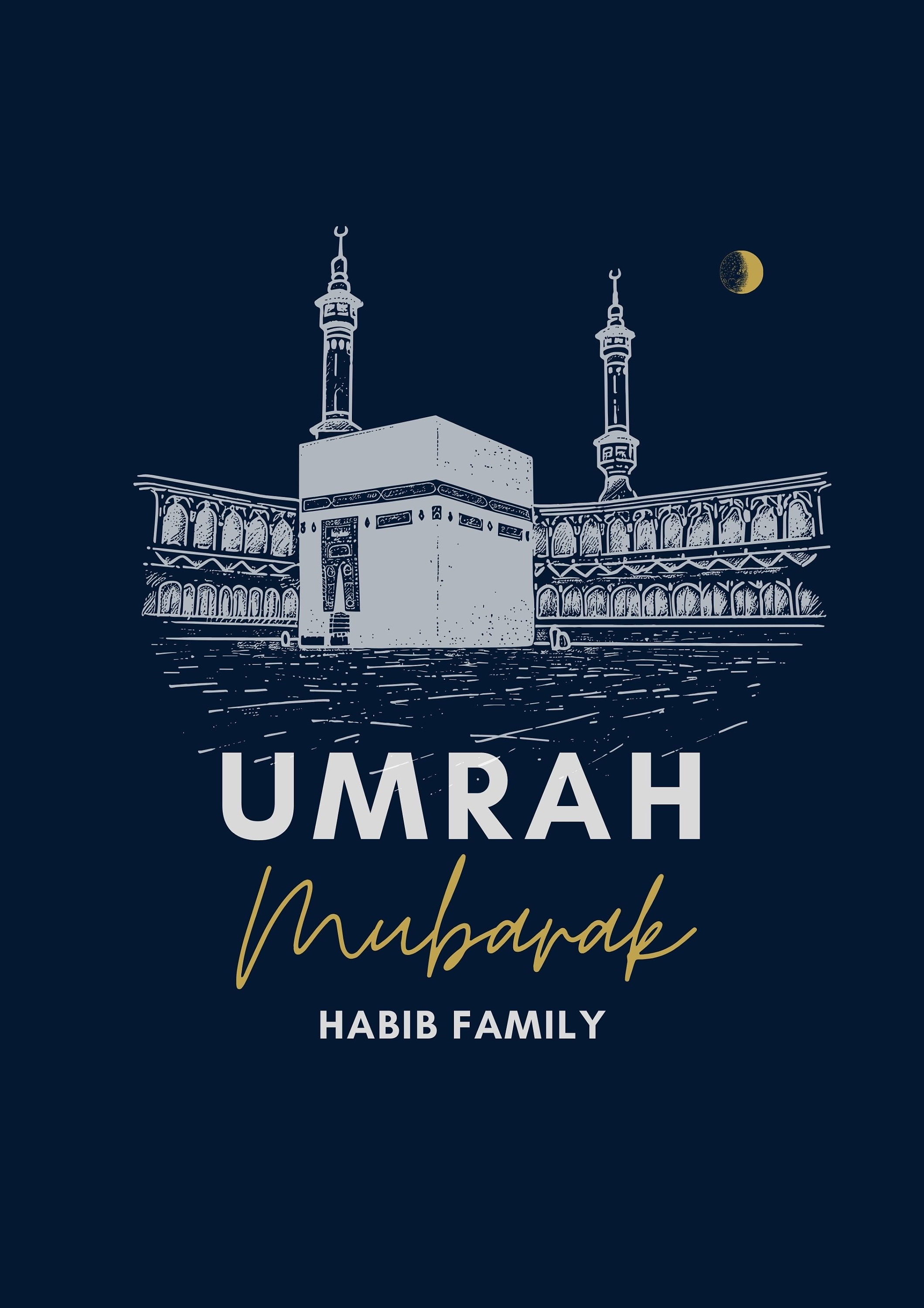 Personalised Umrah Mubarak Sign | Hajj Mubarak | Umrah Decoration ...