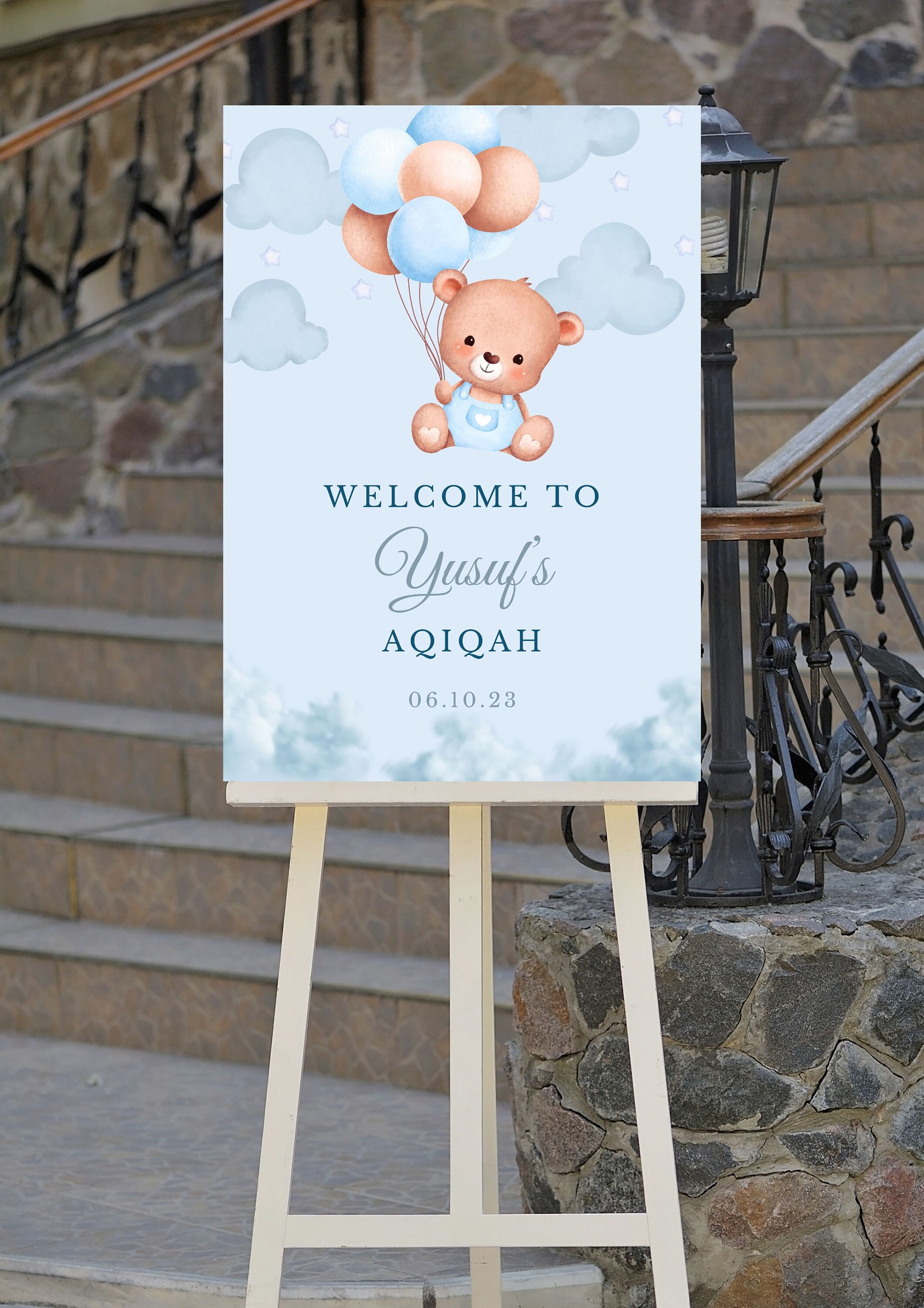 Personalised Aqiqah Sign Aqiqah Welcome Board Aqiqah Decor - Etsy