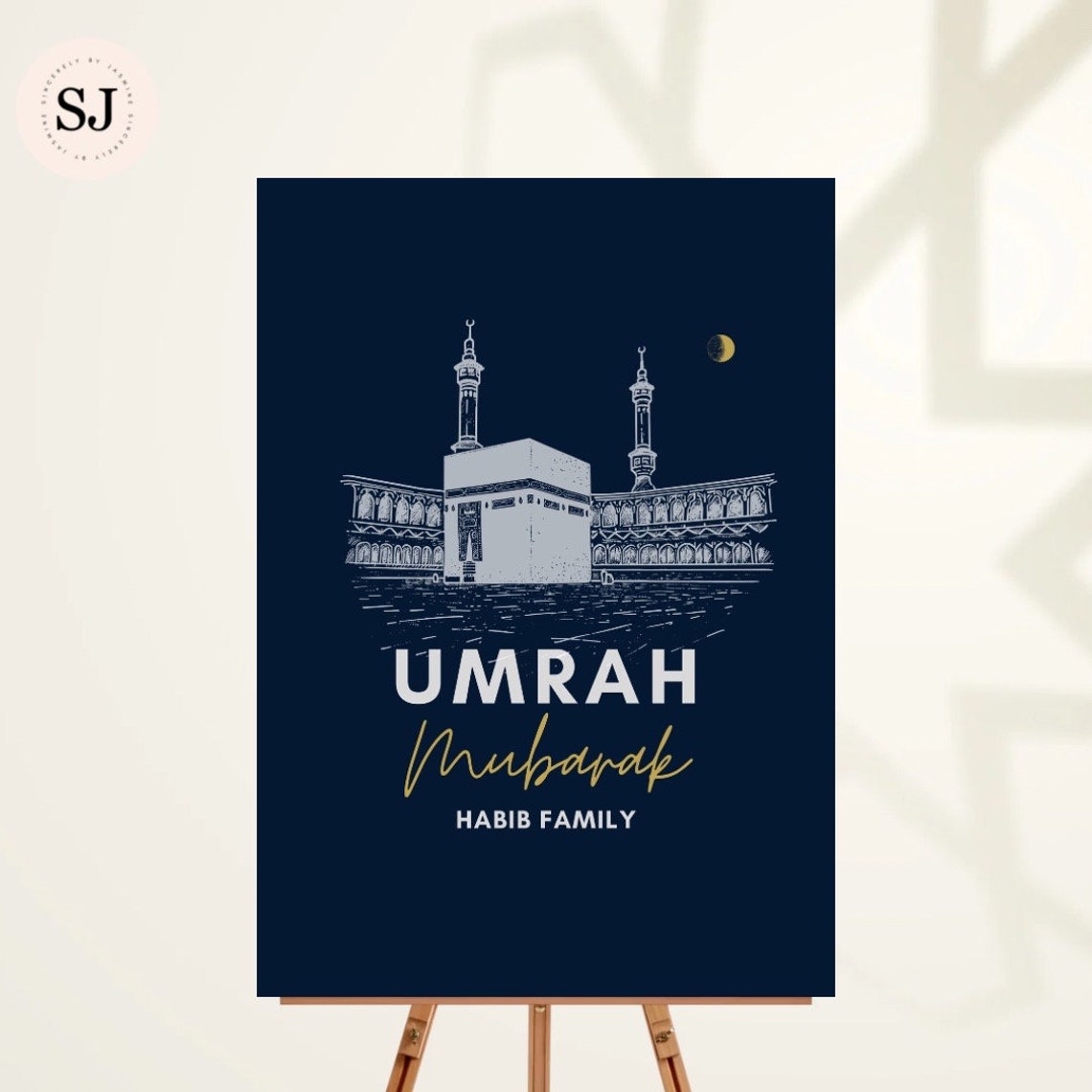 Personalised Umrah Mubarak Sign | Hajj Mubarak | Umrah Decoration ...