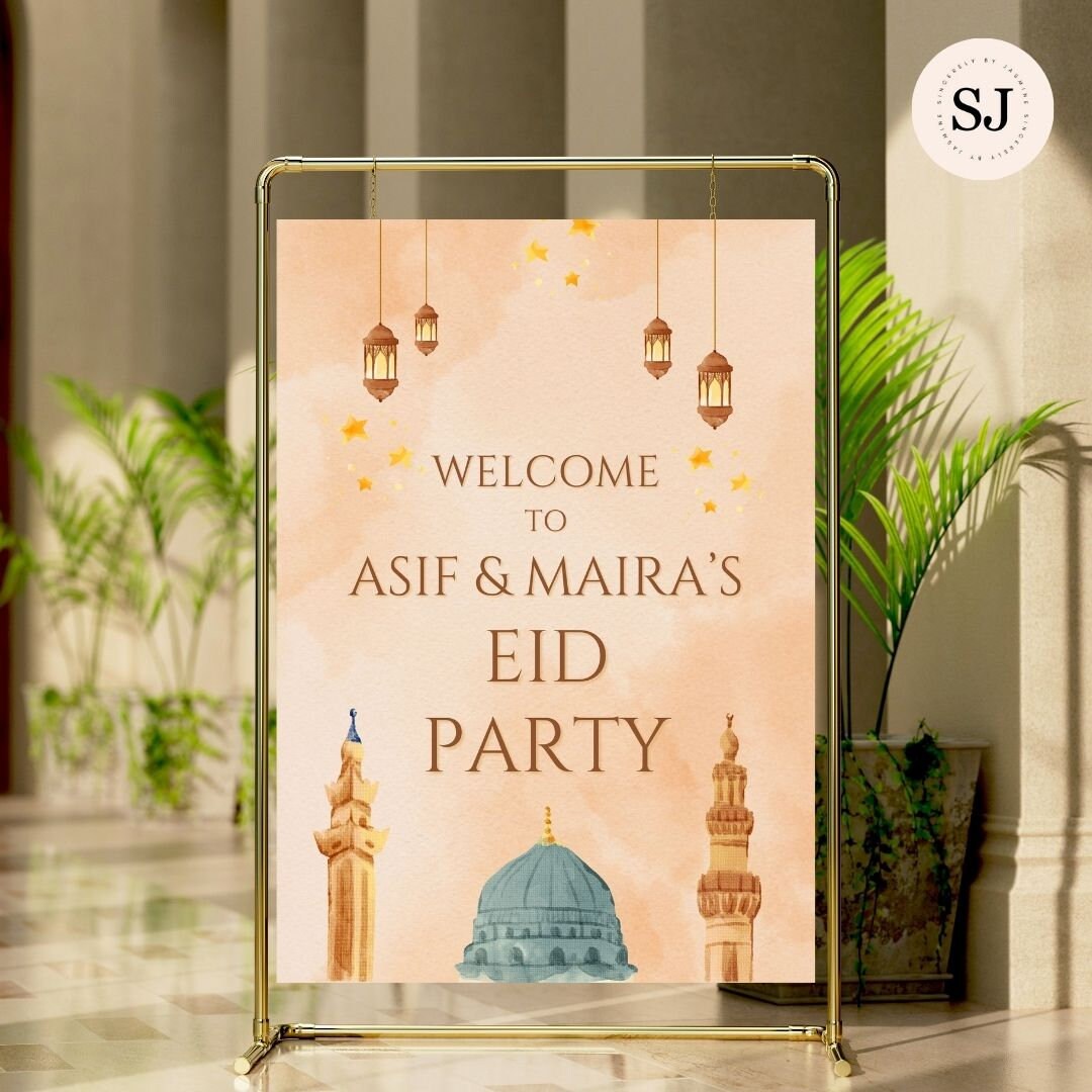 Eid Welcome Sign Eid Decor Eid 2024 Eid Al Adha Eid Al Fitr Eid ...