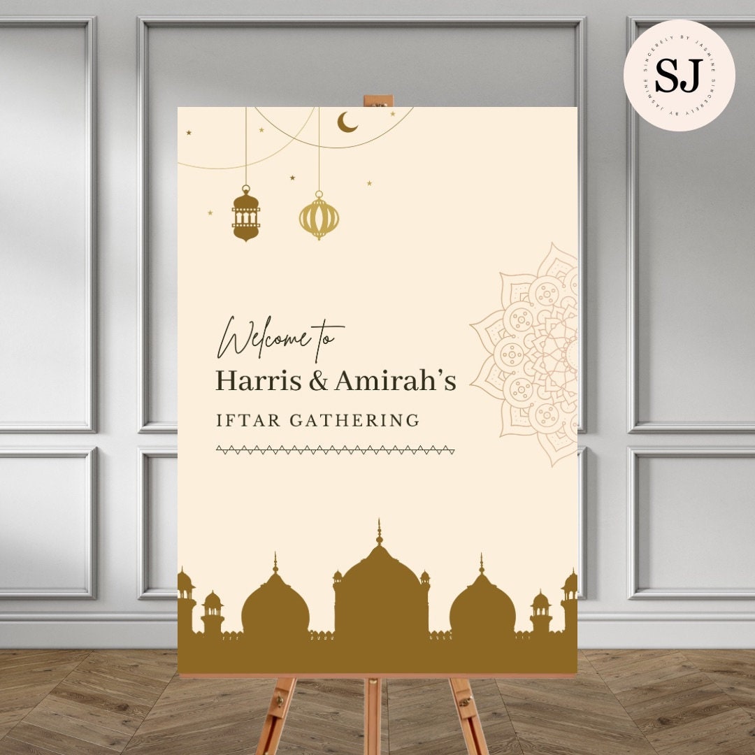 Ramadan Iftar Welcome Sign | Ramadan Decor | Eid Decor | Iftar ...