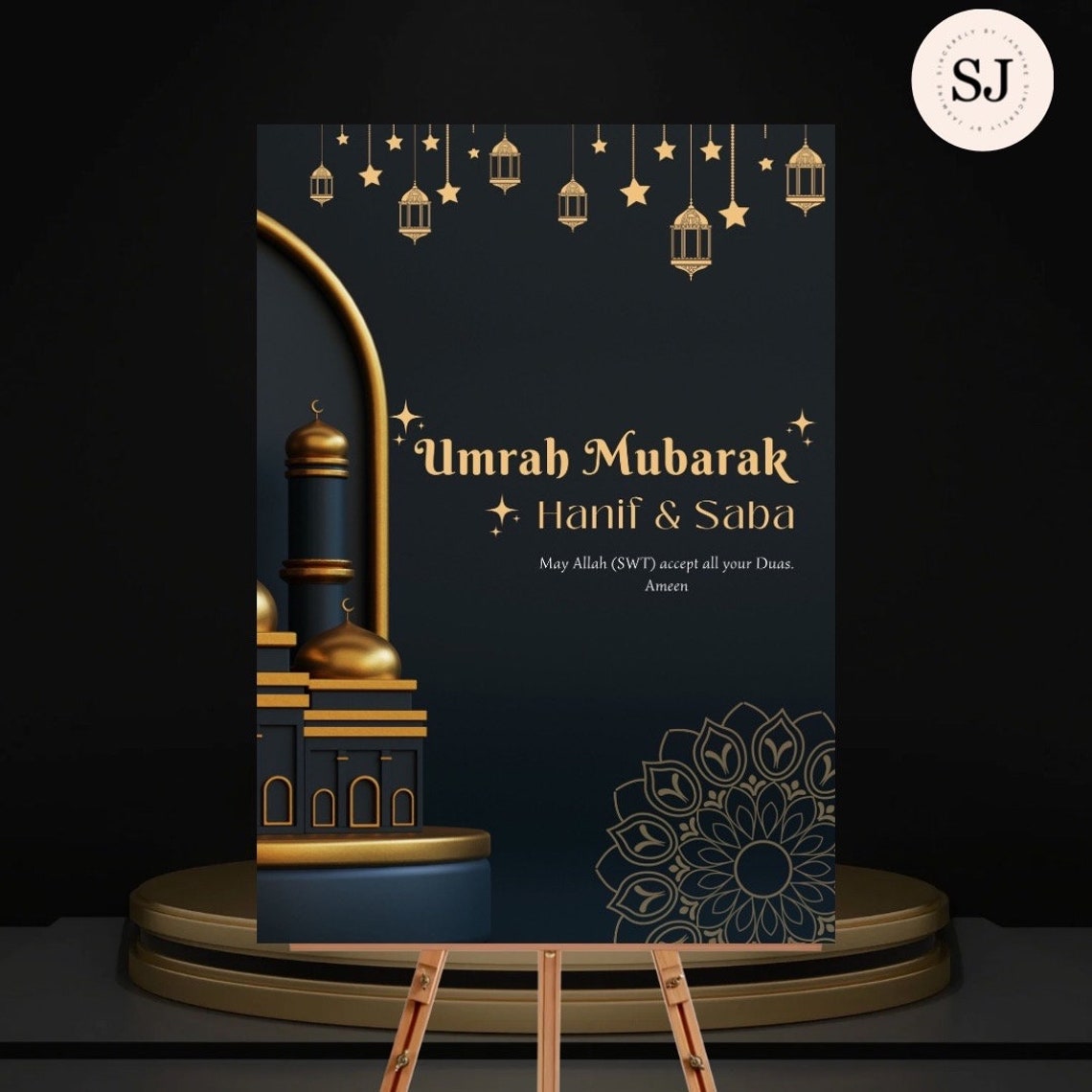 Personalised Umrah Mubarak Sign | Hajj Mubarak | Umrah Decoration ...
