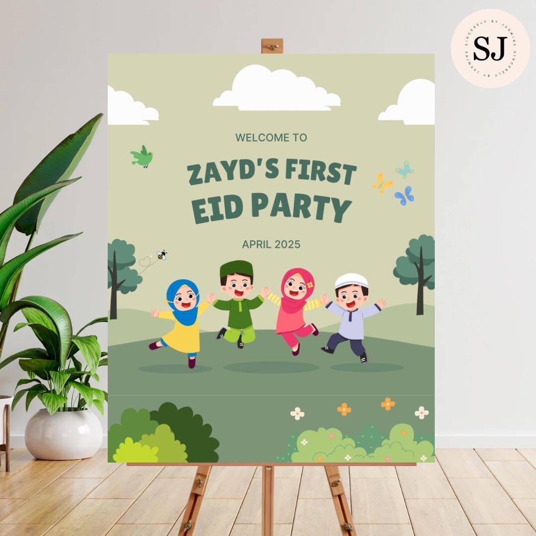 Eid Welcome Sign | Eid Decor | Eid 2025 | Eid Al Adha | Eid Al Fitr ...